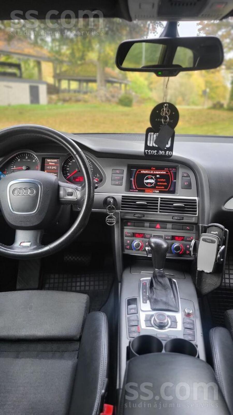 Blue Audi A6 2005 in Ventspils, with an engine capacity of 3.00 L and mileage of 281 thousand km for 2600 €, photo 11 on AUTOMOTO.COM.LV