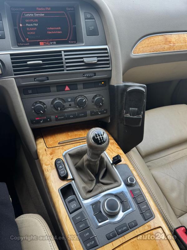Blue Audi A6 2006 in Tallinn, with an engine capacity of 2.70 L and mileage of 268 thousand km for 1500 €, photo 11 on AUTOMOTO.COM.LV