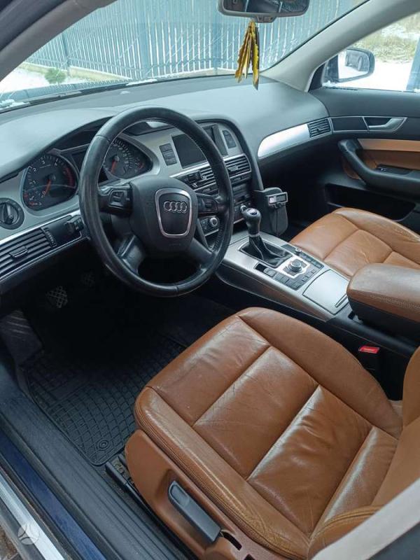 Blue Audi A6 2006 in Vilnius, with an engine capacity of 2.00 L and mileage of 347 thousand km for 4500 €, photo 8 on AUTOMOTO.COM.LV