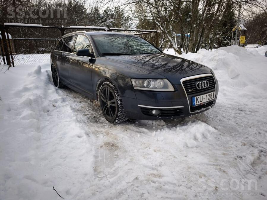 Blue Audi A6 2006 in Liepaja, with an engine capacity of 3.00 L and mileage of 374 thousand km for 3599 €, photo 1 on AUTOMOTO.COM.LV
