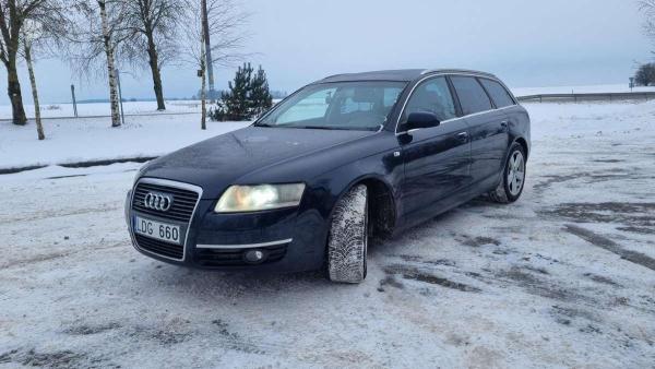 Blue Audi A6 2006 in Akmene, with an engine capacity of 2.97 L and mileage of 400 thousand km for 3700 €, photo 1 on AUTOMOTO.COM.LV