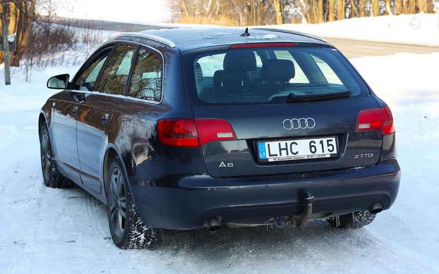 Blue Audi A6 2006 in Kretinga, with an engine capacity of 2.70 L and mileage of 287 thousand km for 2999 €, photo 8 on AUTOMOTO.COM.LV