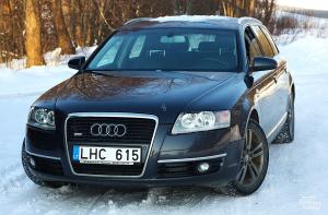 Blue Audi A6 2006 in Petrikaiciai, with an engine capacity of 2.70 L and mileage of 287 thousand km for 2999 €, photo  on AUTOMOTO.COM.LV
