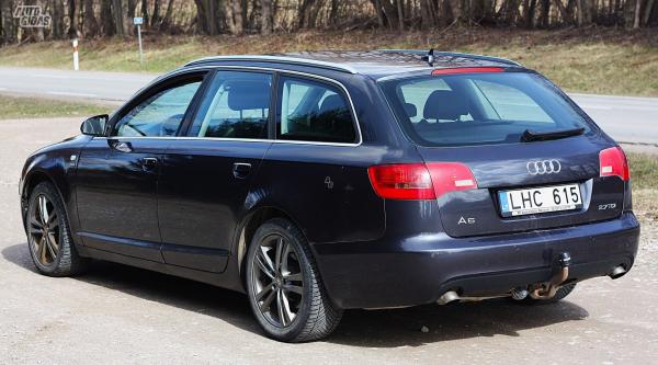 Blue Audi A6 2006 in Petrikaiciai, with an engine capacity of 2.70 L and mileage of 288 thousand km for 2999 €, photo 6 on AUTOMOTO.COM.LV