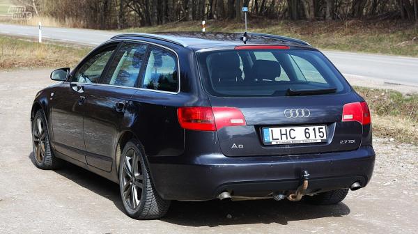 Blue Audi A6 2006 in Petrikaiciai, with an engine capacity of 2.70 L and mileage of 288 thousand km for 2999 €, photo 7 on AUTOMOTO.COM.LV