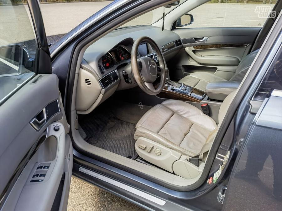Blue Audi A6 2006 in Druskininkai, with an engine capacity of 3.00 L and mileage of 400 thousand km for 2250 €, photo 10 on AUTOMOTO.COM.LV