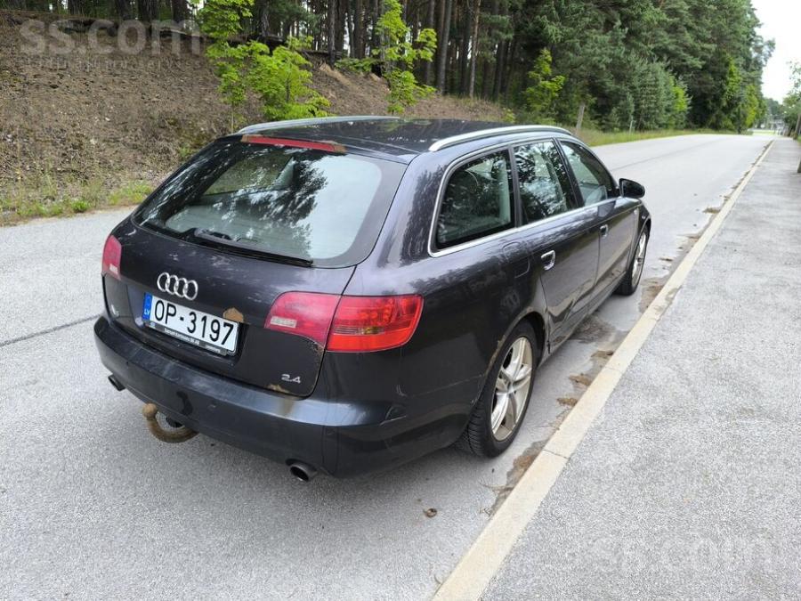 Blue Audi A6 2006 in Riga, with an engine capacity of 2.40 L and mileage of 309 thousand km for 1250 €, photo 4 on AUTOMOTO.COM.LV