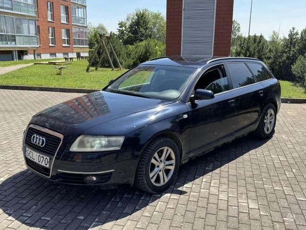 Blue Audi A6 2006 in Klaipeda, with an engine capacity of 2.70 L and mileage of 305 thousand km for 1150 €, photo 1 on AUTOMOTO.COM.LV