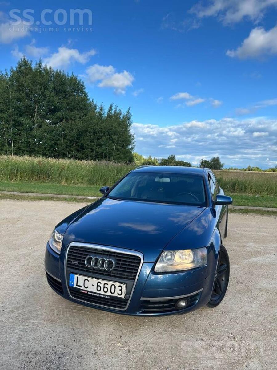Blue Audi A6 2006 in Riga, with an engine capacity of 2.70 L and mileage of 340 thousand km for 2300 €, photo 1 on AUTOMOTO.COM.LV