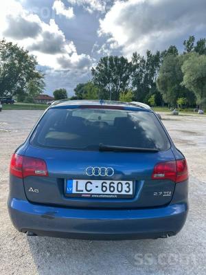 Blue Audi A6 2006 in Riga, with an engine capacity of 2.70 L and mileage of 340 thousand km for 2300 €, photo 4 on AUTOMOTO.COM.LV