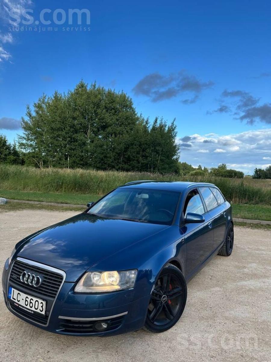 Blue Audi A6 2006 in Riga, with an engine capacity of 2.70 L and mileage of 340 thousand km for 2300 €, photo 6 on AUTOMOTO.COM.LV