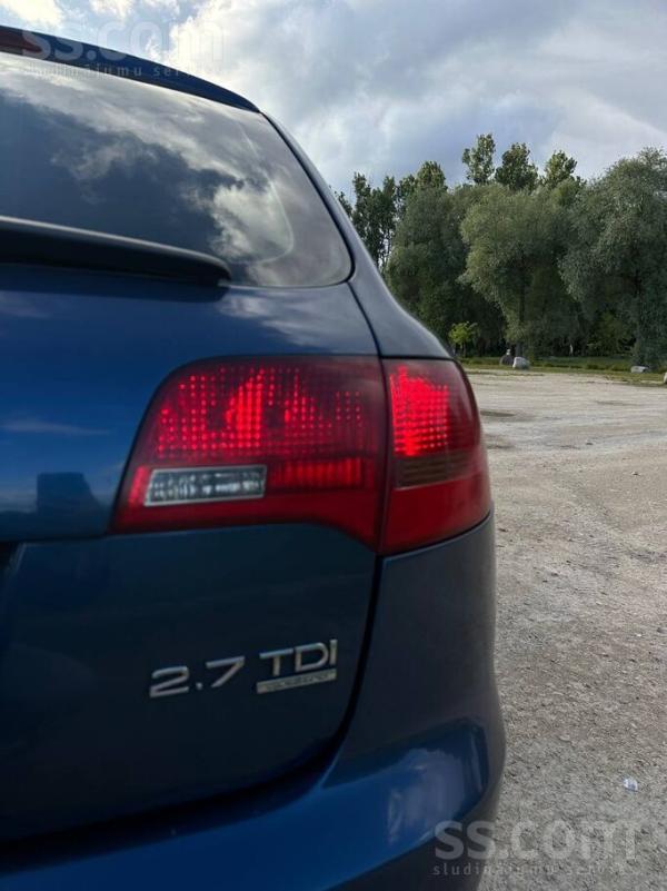 Blue Audi A6 2006 in Riga, with an engine capacity of 2.70 L and mileage of 340 thousand km for 2300 €, photo 6 on AUTOMOTO.COM.LV