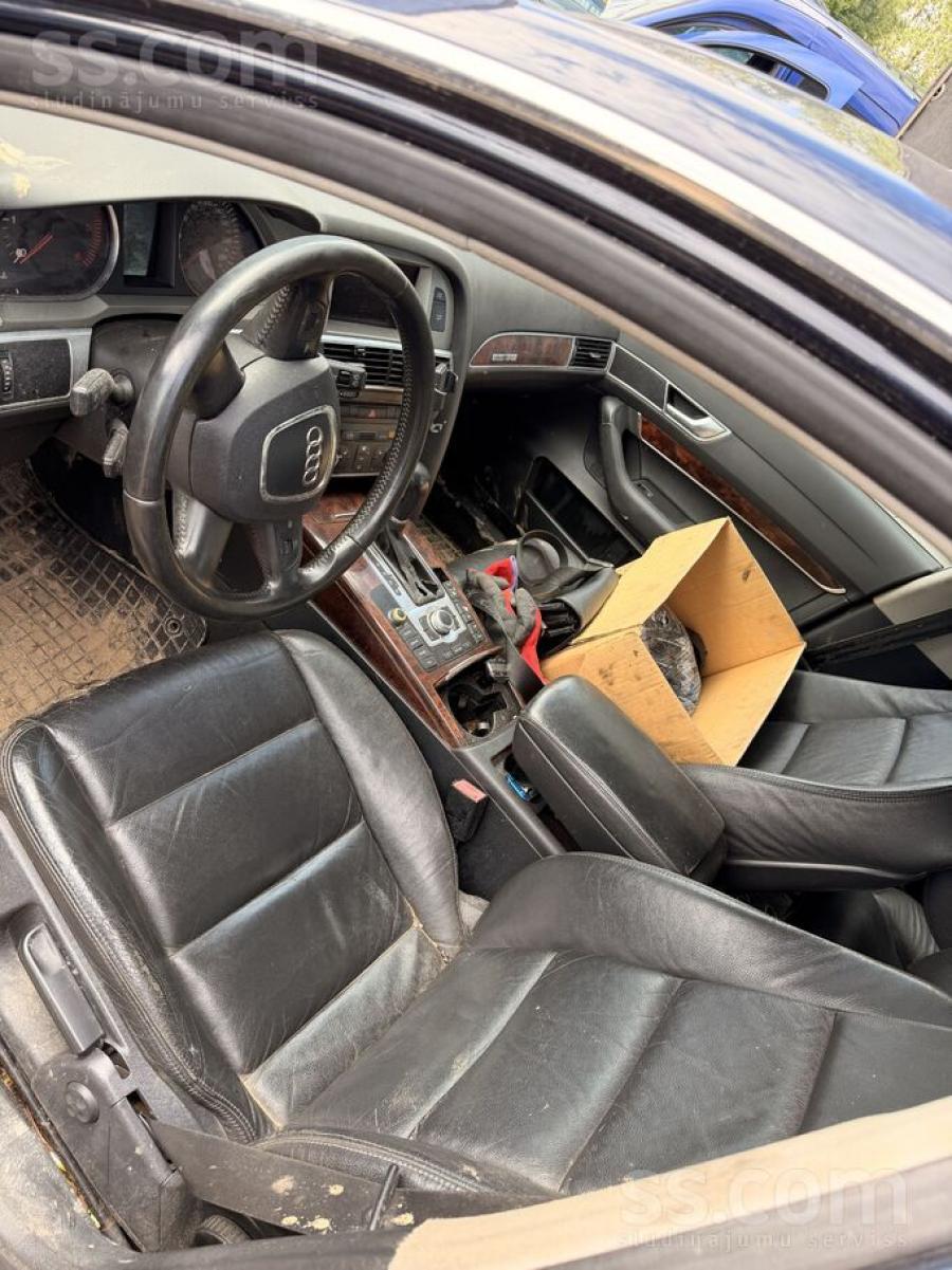 Blue Audi A6 2006 in Rezekne, with an engine capacity of 3.00 L and mileage of 0 thousand km for 650 €, photo 7 on AUTOMOTO.COM.LV