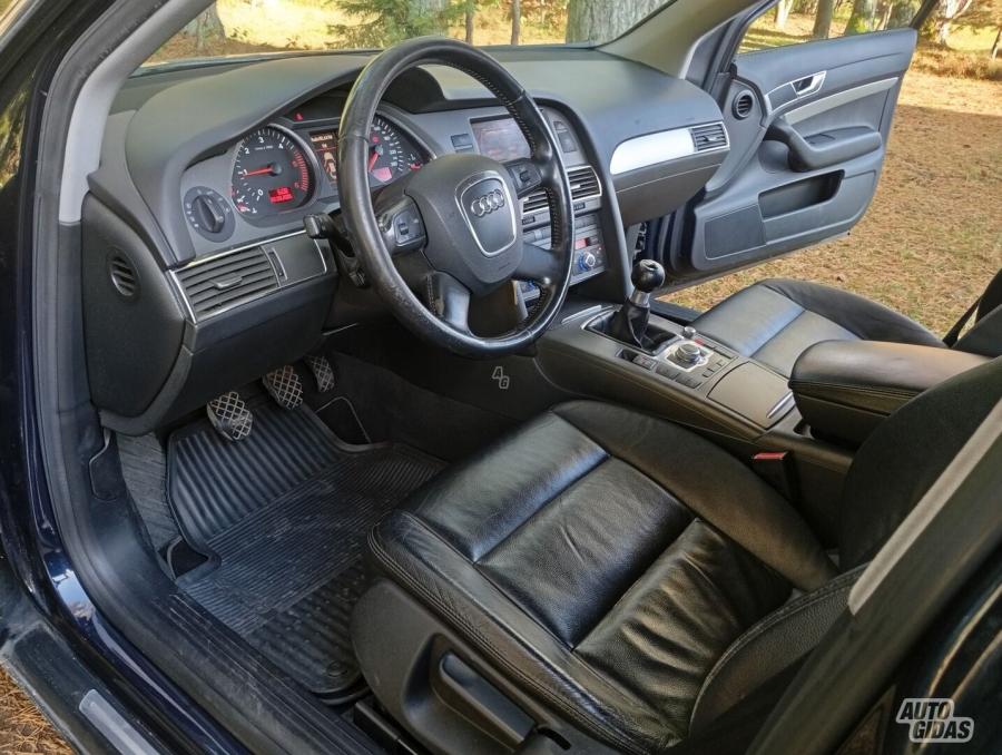 Zils Audi A6 2006 Viļņa, ar dzinēja tilpumu 2.00 L un nobraukumu 298 tūkst. km par 3450 €, foto 19 vietnē AUTOMOTO.COM.LV