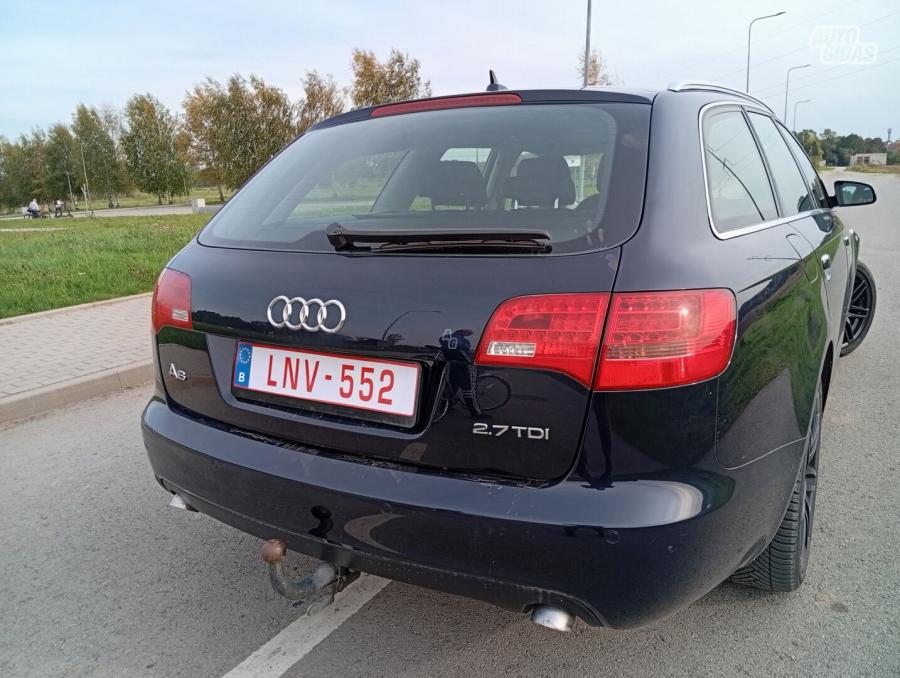 Blue Audi A6 2006 in Vilnius, with an engine capacity of 2.00 L and mileage of 299 thousand km for 3400 €, photo 13 on AUTOMOTO.COM.LV