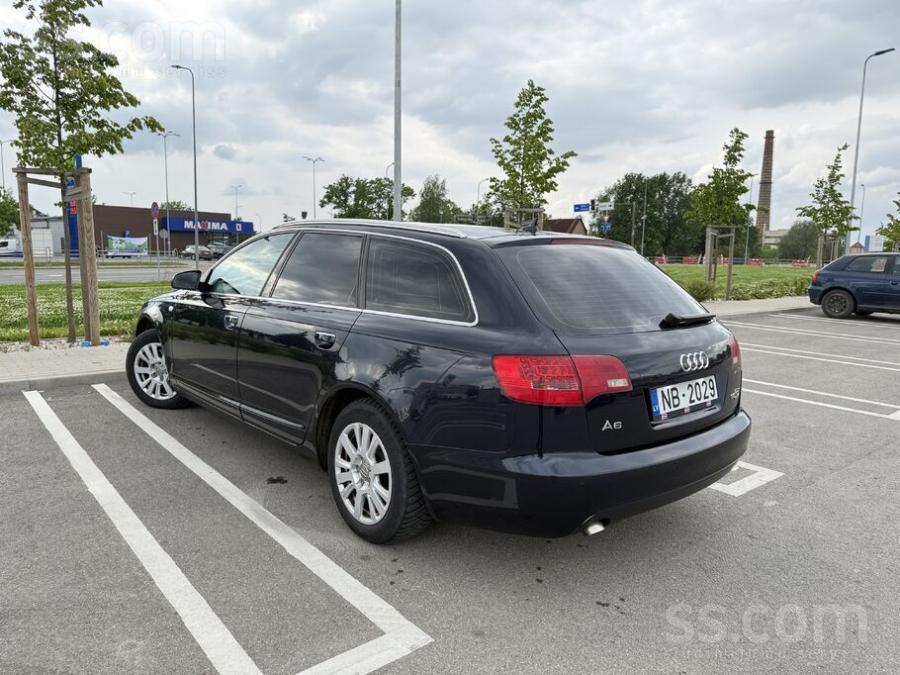 Blue Audi A6 2007 in Jelgava, with an engine capacity of 3.00 L and mileage of 309 thousand km for 3450 €, photo 6 on AUTOMOTO.COM.LV