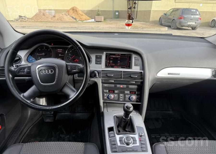 Blue Audi A6 2007 in Jelgava, with an engine capacity of 3.00 L and mileage of 309 thousand km for 3450 €, photo 9 on AUTOMOTO.COM.LV