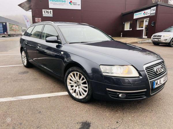 Blue Audi A6 2007 in Vilnius, with an engine capacity of 1.97 L and mileage of 289 thousand km for 3100 €, photo 2 on AUTOMOTO.COM.LV