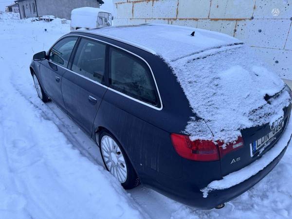 Blue Audi A6 2007 in Vilnius, with an engine capacity of 2.97 L and mileage of 331 thousand km for 2300 €, photo 3 on AUTOMOTO.COM.LV