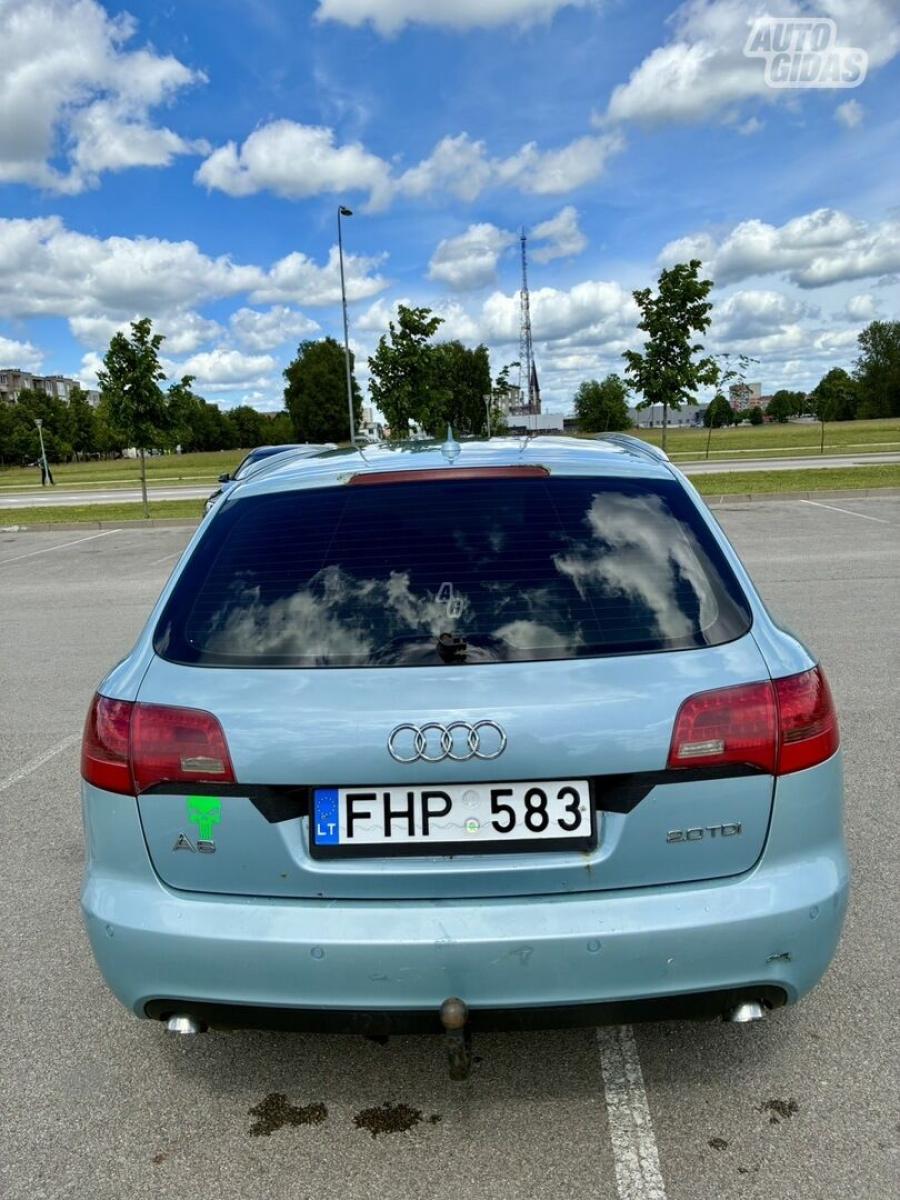 Blue Audi A6 2007 in Mazeikiai, with an engine capacity of 2.00 L and mileage of 591 thousand km for 1750 €, photo 3 on AUTOMOTO.COM.LV
