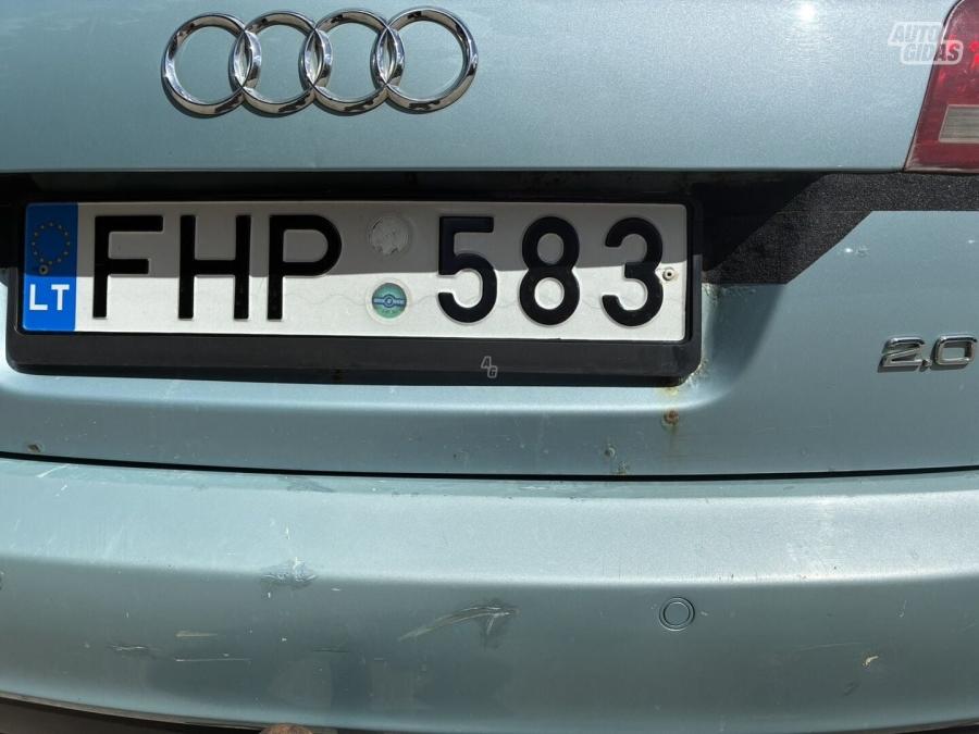 Blue Audi A6 2007 in Mazeikiai, with an engine capacity of 2.00 L and mileage of 591 thousand km for 1750 €, photo 13 on AUTOMOTO.COM.LV