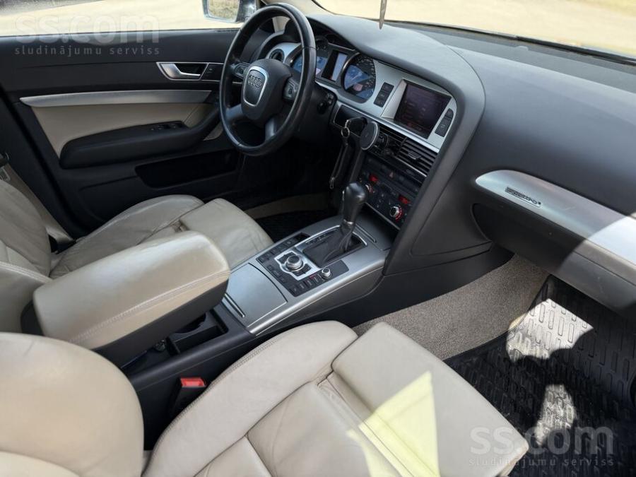 Blue Audi A6 2007 in Ogre, with an engine capacity of 3.00 L and mileage of 340 thousand km for 3500 €, photo 11 on AUTOMOTO.COM.LV