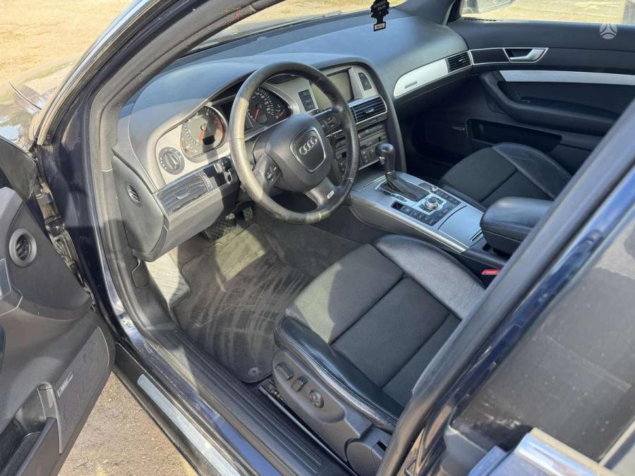 Blue Audi A6 2007 in Klaipeda, with an engine capacity of 2.97 L and mileage of 295 thousand km for 2700 €, photo 9 on AUTOMOTO.COM.LV