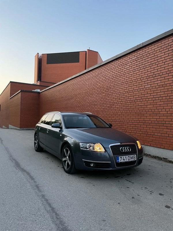 Blue Audi A6 2007 in Parnu, with an engine capacity of 2.70 L and mileage of 340 thousand km for 3500 €, photo 10 on AUTOMOTO.COM.LV