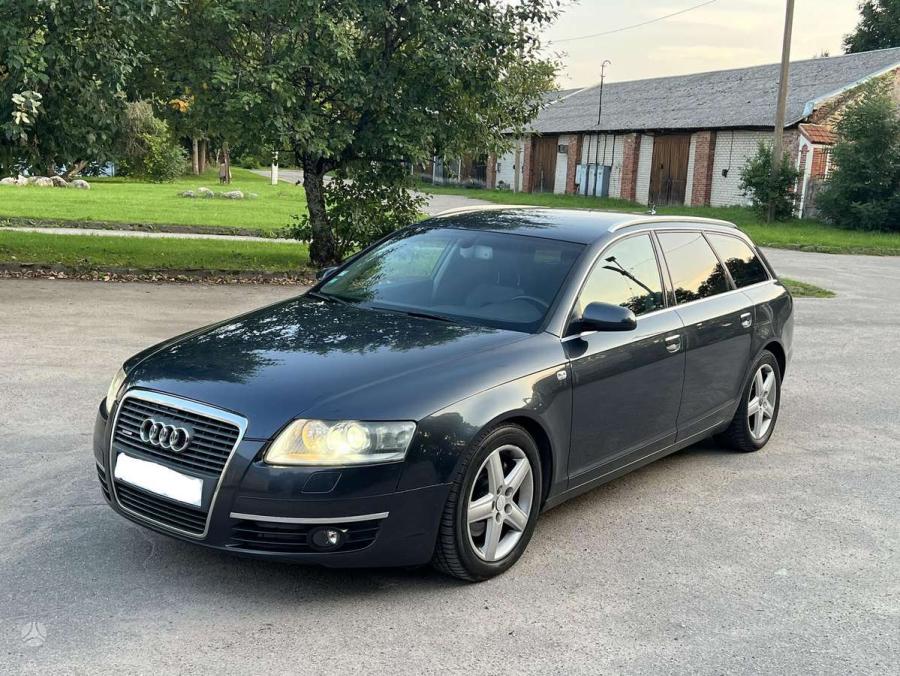 Blue Audi A6 2007 in Vilnius, with an engine capacity of 2.97 L and mileage of 282 thousand km for 2550 €, photo 3 on AUTOMOTO.COM.LV