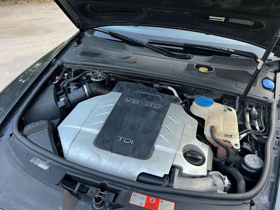 Blue Audi A6 2007 in Vilnius, with an engine capacity of 2.97 L and mileage of 282 thousand km for 2550 €, photo 12 on AUTOMOTO.COM.LV