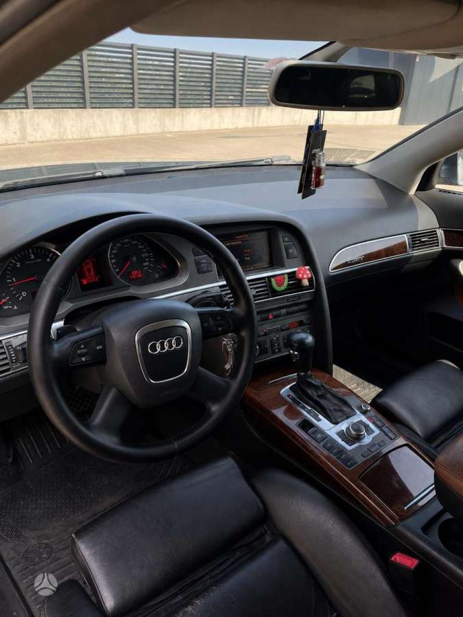 Blue Audi A6 2007 in Vilnius, with an engine capacity of 2.97 L and mileage of 321 thousand km for 2500 €, photo 8 on AUTOMOTO.COM.LV