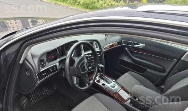 Blue Audi A6 2007 in Riga, with an engine capacity of 2.70 L and mileage of 339 thousand km for 1500 €, photo 8 on AUTOMOTO.COM.LV