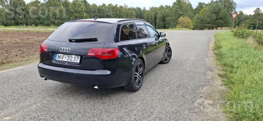 Blue Audi A6 2007 in Kuldiga, with an engine capacity of 2.70 L and mileage of 352 thousand km for 3300 €, photo 4 on AUTOMOTO.COM.LV