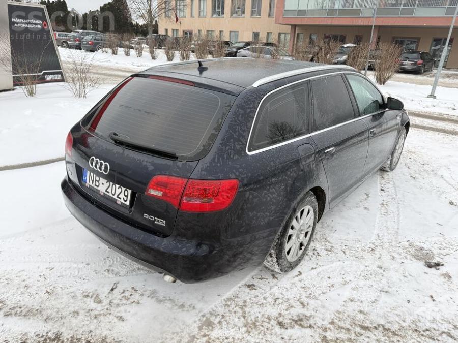 Blue Audi A6 2007 in Jelgava, with an engine capacity of 3.00 L and mileage of 318 thousand km for 3550 €, photo 5 on AUTOMOTO.COM.LV