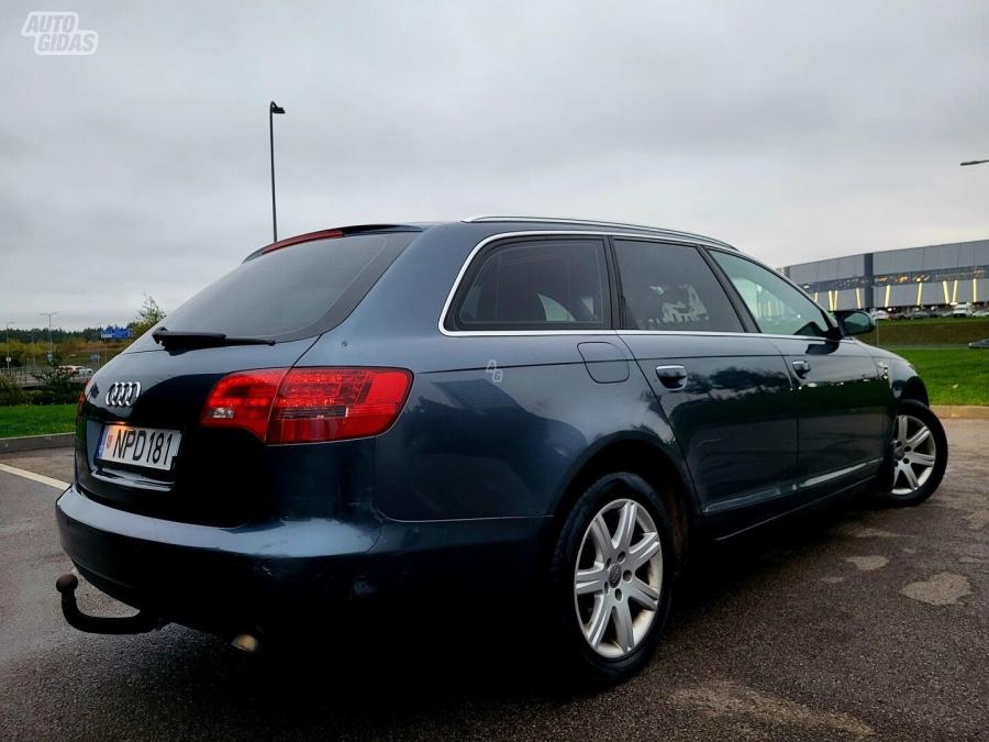 Blue Audi A6 2007 in Vilnius, with an engine capacity of 2.00 L and mileage of 313 thousand km for 2250 €, photo 4 on AUTOMOTO.COM.LV