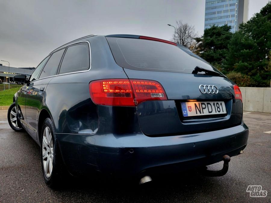 Blue Audi A6 2007 in Vilnius, with an engine capacity of 2.00 L and mileage of 313 thousand km for 2250 €, photo 10 on AUTOMOTO.COM.LV