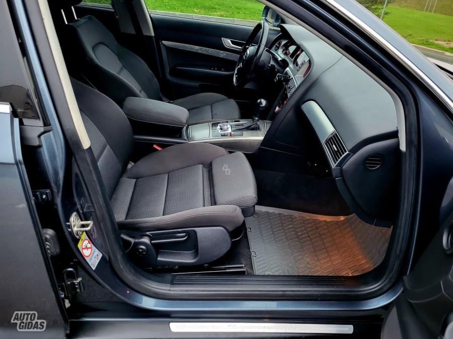 Blue Audi A6 2007 in Vilnius, with an engine capacity of 2.00 L and mileage of 313 thousand km for 2250 €, photo 16 on AUTOMOTO.COM.LV