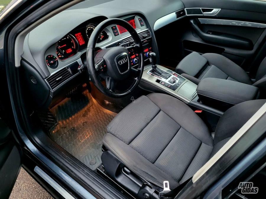 Blue Audi A6 2007 in Vilnius, with an engine capacity of 2.00 L and mileage of 313 thousand km for 2250 €, photo 18 on AUTOMOTO.COM.LV