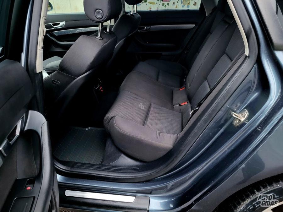 Blue Audi A6 2007 in Vilnius, with an engine capacity of 2.00 L and mileage of 313 thousand km for 2250 €, photo 19 on AUTOMOTO.COM.LV