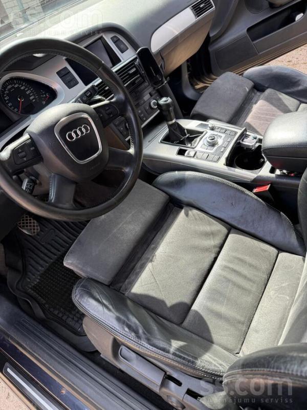 Blue Audi A6 2008 in Riga, with an engine capacity of 2.70 L and mileage of 262 thousand km for 3200 €, photo 8 on AUTOMOTO.COM.LV