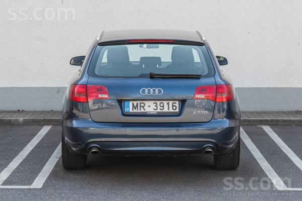 Blue Audi A6 2008 in Riga, with an engine capacity of 2.70 L and mileage of 0 thousand km for 2990 €, photo 6 on AUTOMOTO.COM.LV