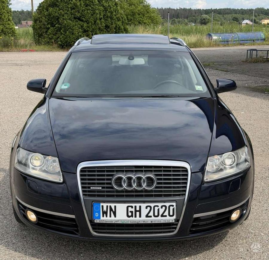 Blue Audi A6 2008 in Vilnius, with an engine capacity of 3.00 L and mileage of 293 thousand km for 4250 €, photo 10 on AUTOMOTO.COM.LV