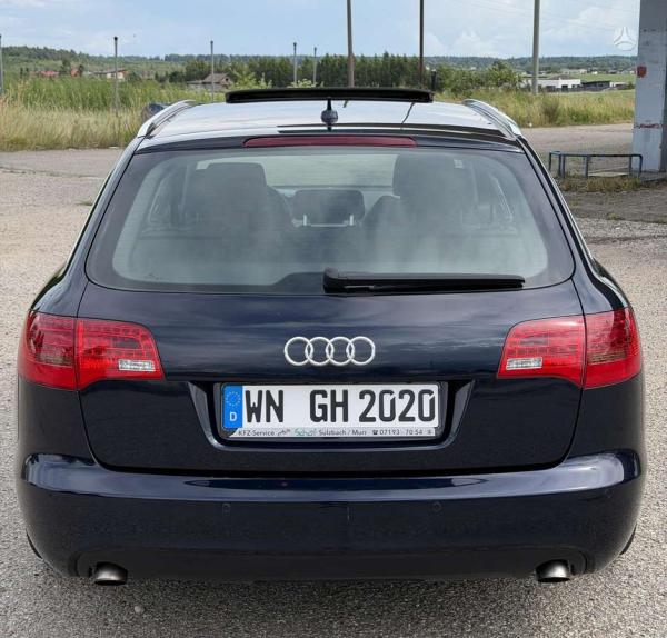 Blue Audi A6 2008 in Vilnius, with an engine capacity of 3.00 L and mileage of 293 thousand km for 4250 €, photo 10 on AUTOMOTO.COM.LV