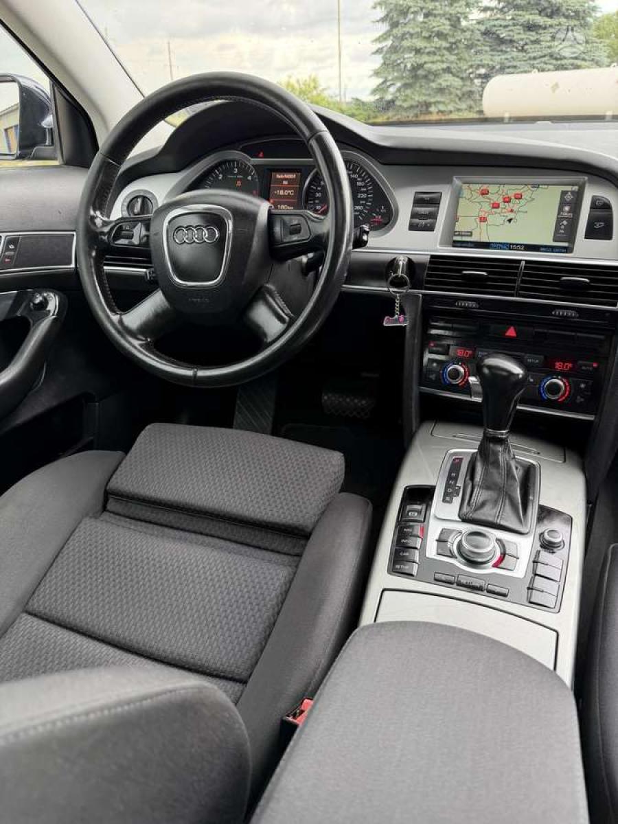 Blue Audi A6 2008 in Vilnius, with an engine capacity of 3.00 L and mileage of 293 thousand km for 4250 €, photo 24 on AUTOMOTO.COM.LV