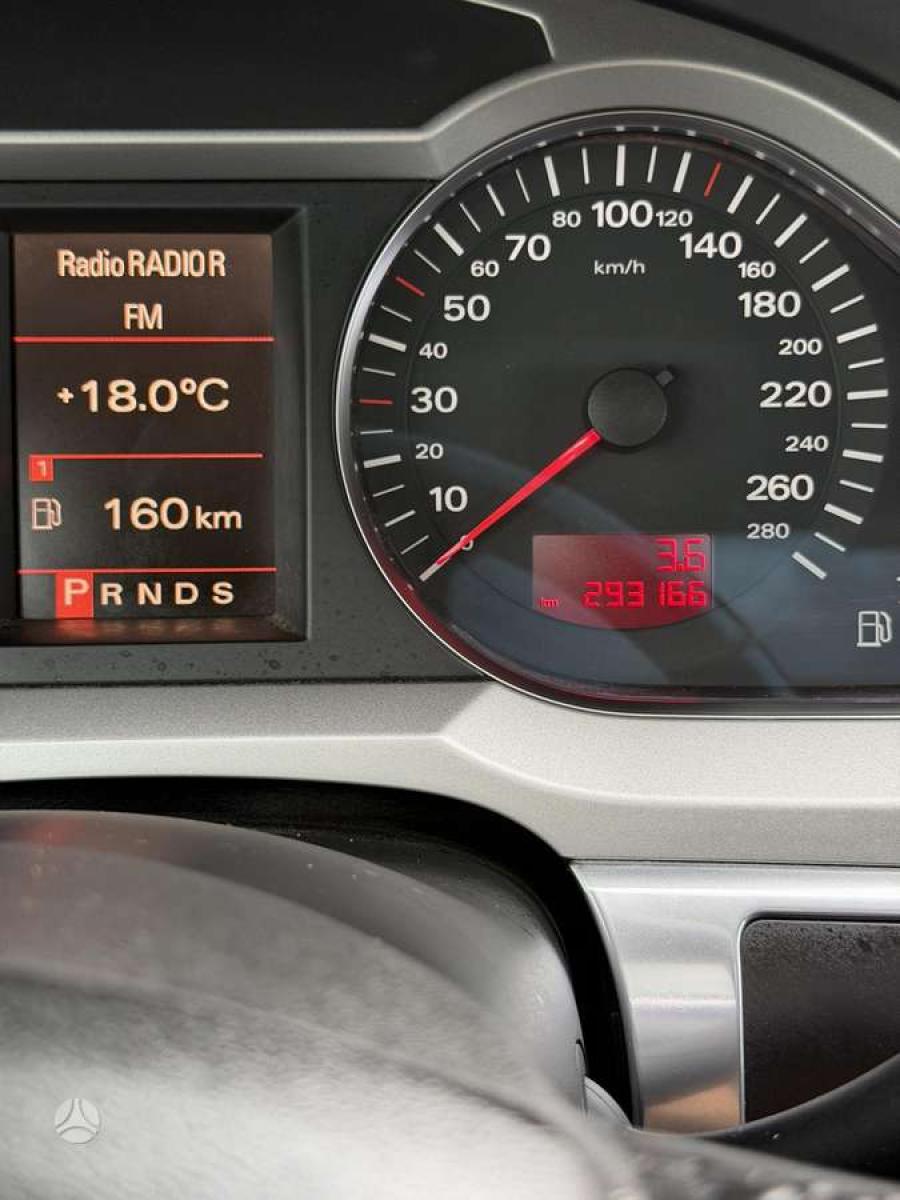 Blue Audi A6 2008 in Vilnius, with an engine capacity of 3.00 L and mileage of 293 thousand km for 4250 €, photo 27 on AUTOMOTO.COM.LV