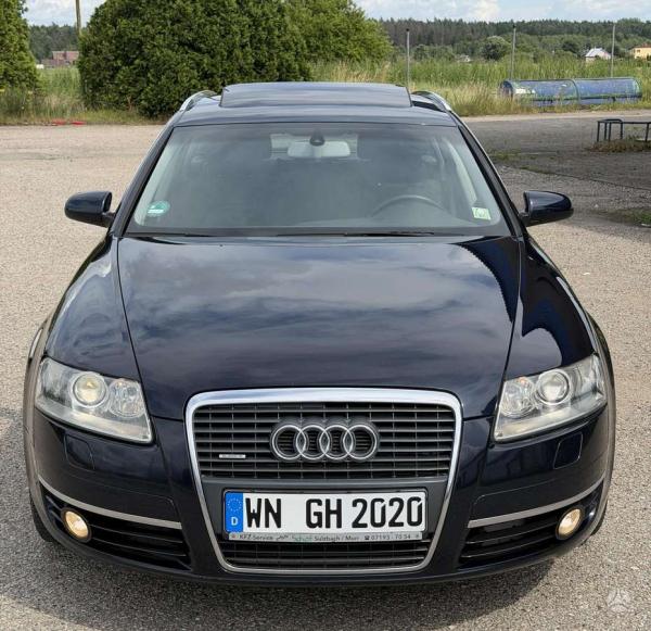 Blue Audi A6 2008 in Vilnius, with an engine capacity of 3.00 L and mileage of 293 thousand km for 4250 €, photo 9 on AUTOMOTO.COM.LV