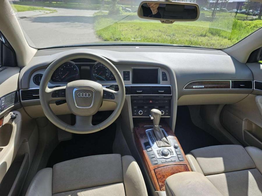 Blue Audi A6 2008 in Kaunas, with an engine capacity of 4.16 L and mileage of 270 thousand km for 8000 €, photo 15 on AUTOMOTO.COM.LV