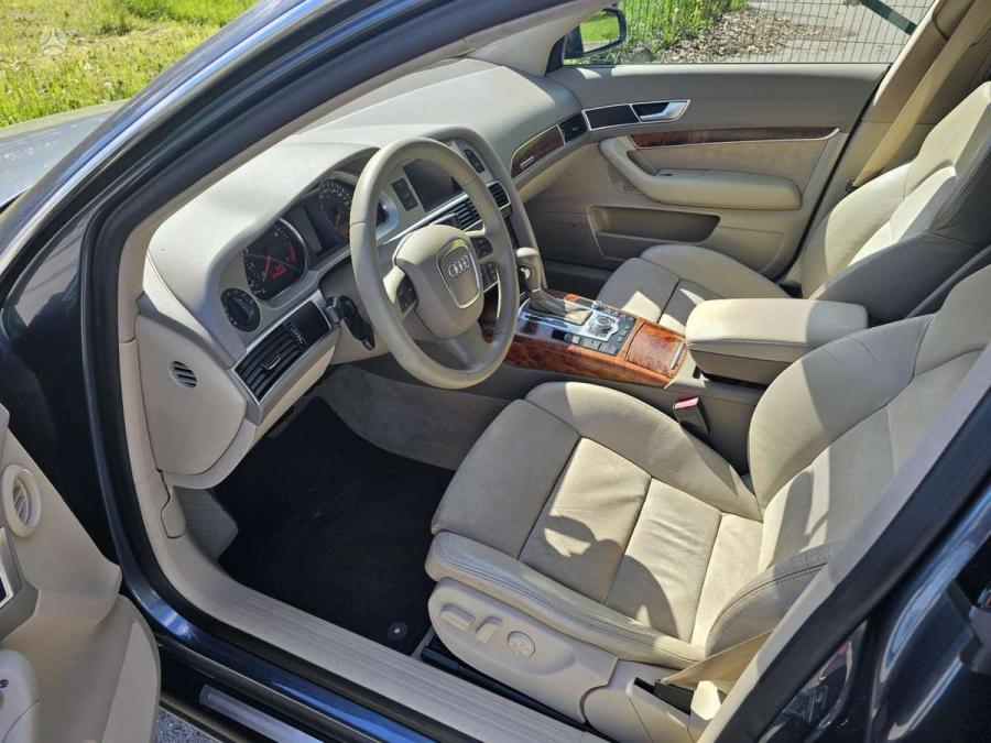 Blue Audi A6 2008 in Kaunas, with an engine capacity of 4.16 L and mileage of 270 thousand km for 8000 €, photo 16 on AUTOMOTO.COM.LV