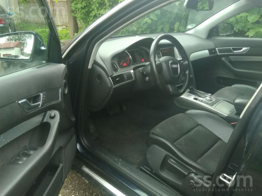 Blue Audi A6 2008 in Riga, with an engine capacity of 2.70 L and mileage of 348 thousand km for 3750 €, photo 10 on AUTOMOTO.COM.LV