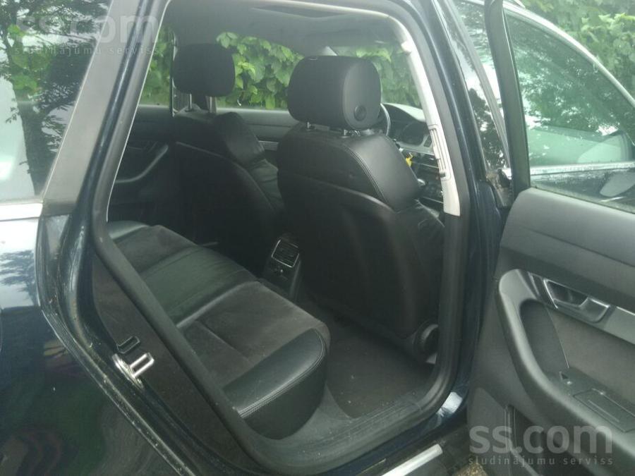 Blue Audi A6 2008 in Riga, with an engine capacity of 2.70 L and mileage of 348 thousand km for 3750 €, photo 13 on AUTOMOTO.COM.LV